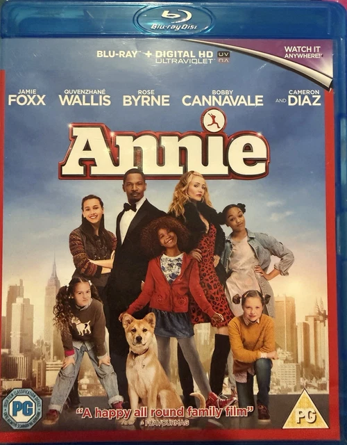ANNIE (BLU RAY) Quvenzhané Wallis, Jamie Foxx, Cameron Diaz New Sealed ...