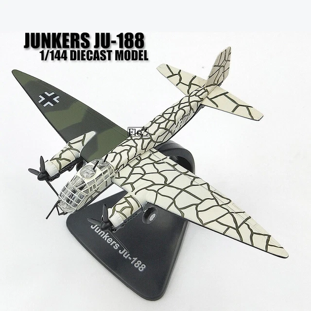 WWII GERMAN JUNKERS JU-188 1/144 diecast plane model aircraft £40.31 ...