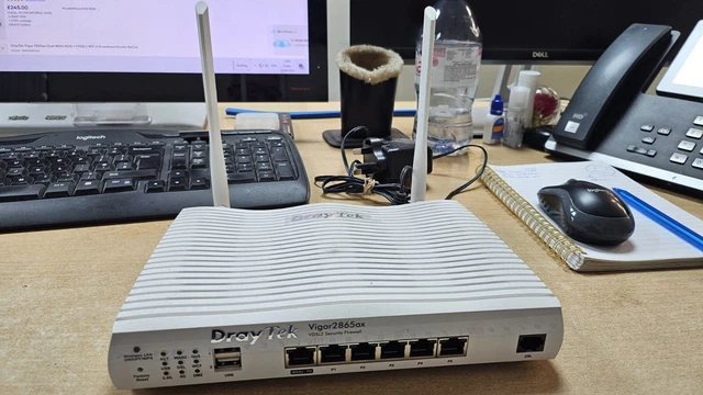 DRAYTEK VIGOR 2865AX VDSL Wi-Fi 6 AX3000 Wireless Router - White ...
