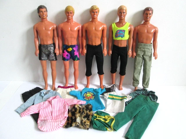 BARBIE DOLL 1980'S & 1990's Ken Alan Doll s & Clothes Bundle £13.99 ...