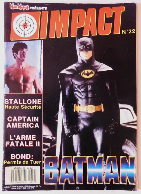 IMPACT MAD MOVIES Magazine N° 22 Batman Stallone Bond EUR 29,00 ...