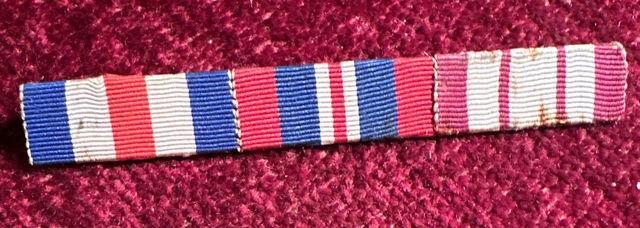 WW2 BRITISH MEDAL Ribbons France & Germany Star, War & Naval General ...