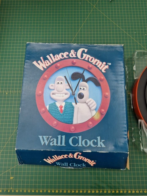 WALLACE AND GROMIT Wesco Wall Clock Nick Park Aardman Animation 1989 ...