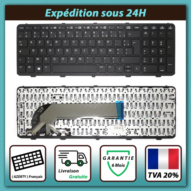 CLAVIER FRANÇAIS AZERTY Pour Hp Probook 470 G0 / 470 G1 / 470 G2 Avec ...