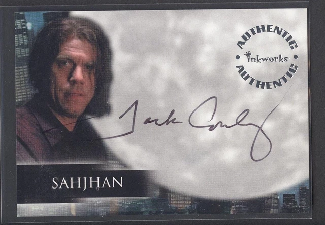 INKWORKS ANGEL TV Show Jack Conley as Sahjhan Auto Card Autograph A18 £ ...