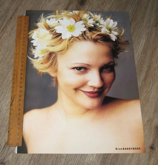 OUTRAGEOUS PHOTOGRAPH DREW Barrymore original ONE page PHOTO £32.96 ...