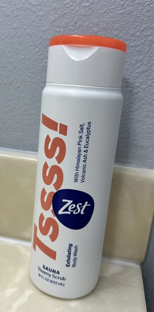 ZEST BODY WASH Tssss! Sauna Steamy Scrub Exfoliating Himalayan Pink ...