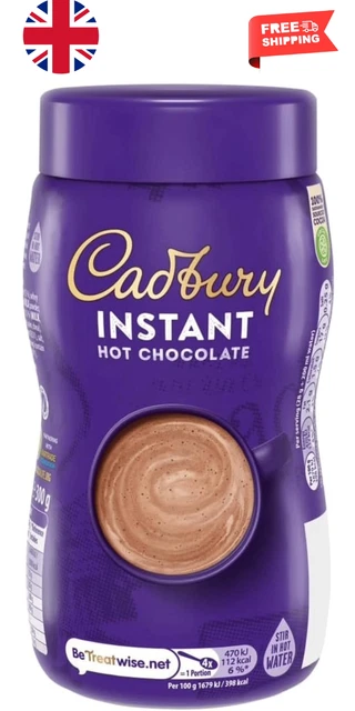 CADBURY INSTANT HOT Chocolate, Quick and Easy Hot Chocolate Mix ...