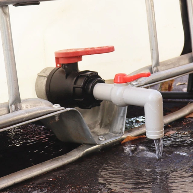 HIGH QUALITY 1 Inch IBC Container Tap Adapter Accessories for Ball ...