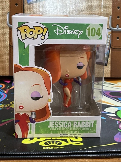 FUNKO POP! DISNEY Who Framed Roger Rabbit Jessica Rabbit #104 Authentic ...