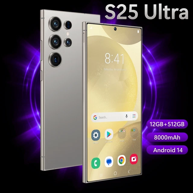2025 S25 ULTRA Smartphone 5G Dual SIM Android 14 Mobile Phone 12GB ...