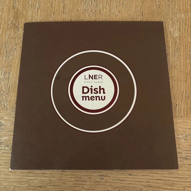 LNER - FIRST Class food and drink service menu: Dish - January 2025 ...