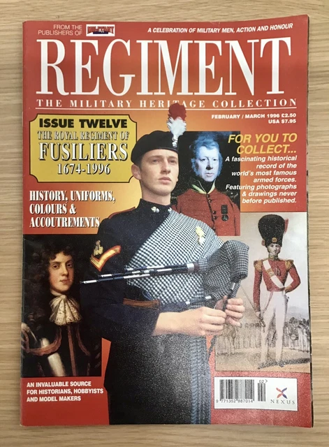 VINTAGE FEB/MARCH 1996 Magazine REGIMENT Issue 12 Royal Regiment Of ...