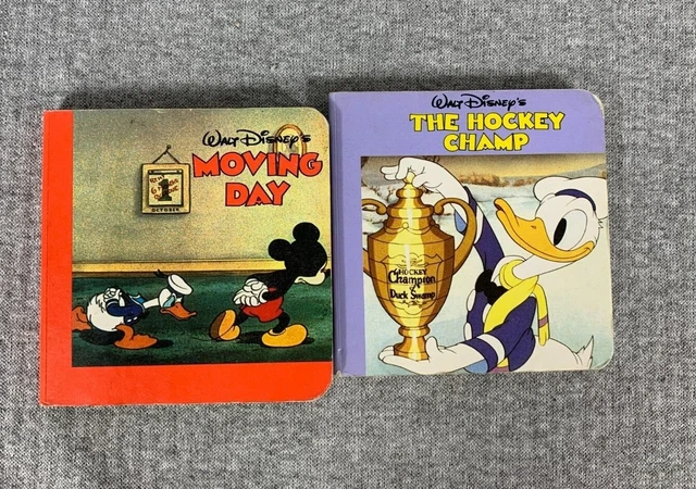 WALT DISNEY’S MICKEY Mouse Moving Day and The Hockey Champ Donald Duck ...