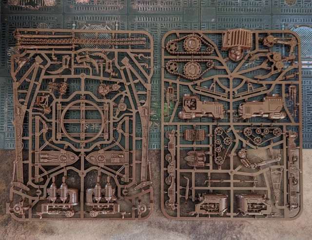 40K SECTOR MECHANICUS Galvanic Servohaulers Crane & Tractors set Games ...