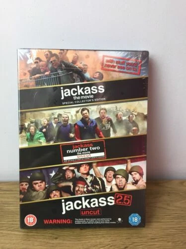 JACKASS: THE MOVIE/JACKASS: Number 2/Jackass 2.5 DVD Comedy (2008 ...