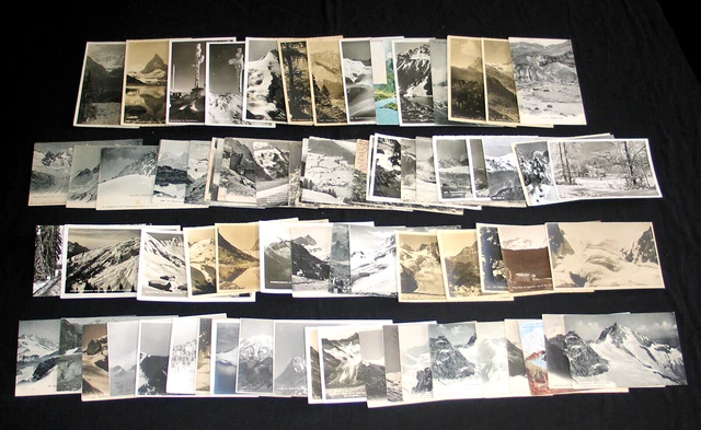 LOT 78 CPA Cpsm Europe Montagne Paysage Neige Glacier Col Pic Annees ...