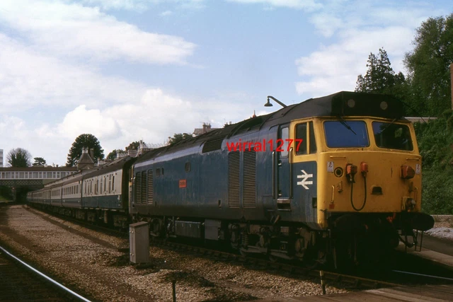 ORIGINAL RAILWAY SLIDE Class 50 50030 at Torquay 07.06.80 £8.00 ...