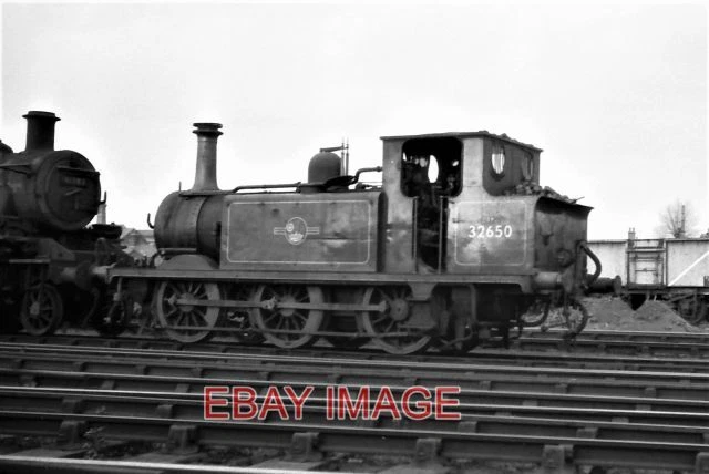PHOTO EX-LB&SCR A1X 'Terrier' 0-6-0T 32650 Stands In The Shed Yard Next ...