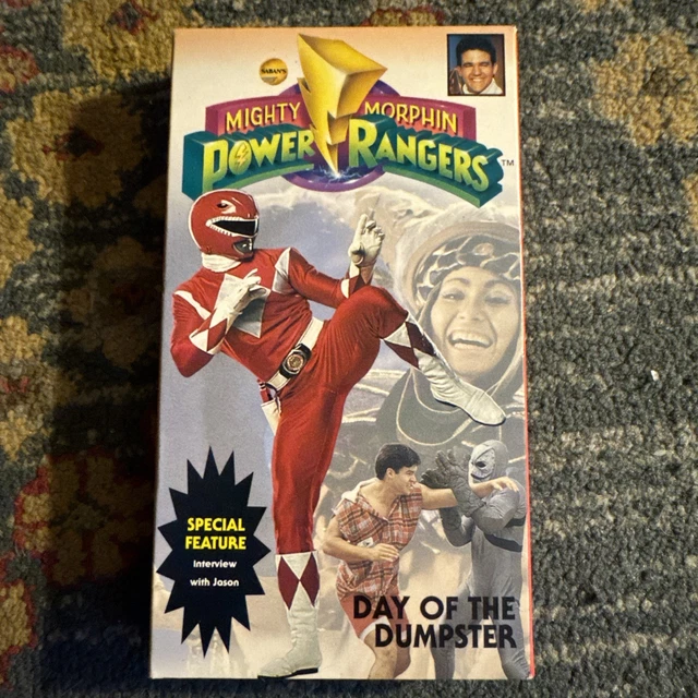 MIGHTY MORPHIN POWER Rangers Day Of The Dumpster VHS Tape 1994 ...