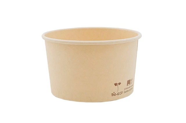 COPPETTA GELATO C200 Bamboo 50Pz Cartoncino Bio-Compostabile EUR 9,49 ...