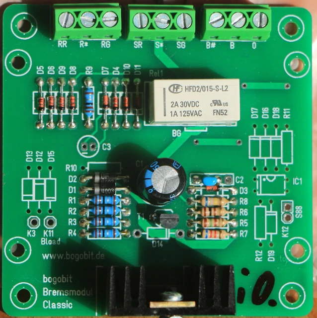 BOGOBIT BREMSMODUL CLASSIC, bistabil, Signalmodul, Märklin/Motorola/mfx ...
