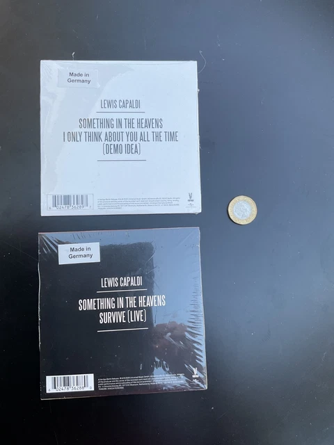 LEWIS CAPALDI SOMETHING In The Heavens 2 Original CD Singles New ...