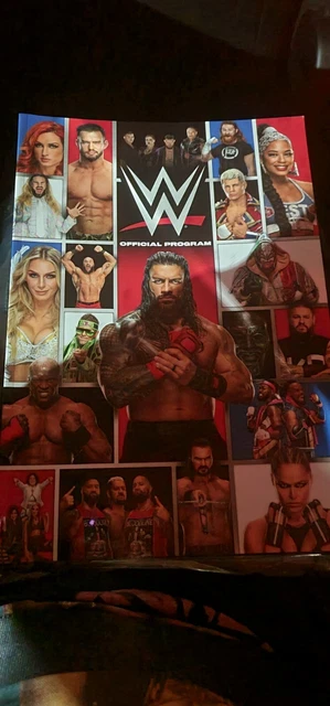 WWE 2023/2024 PROGRAM Magazine Roman Reigns Cody Rhodes Punk Road ...