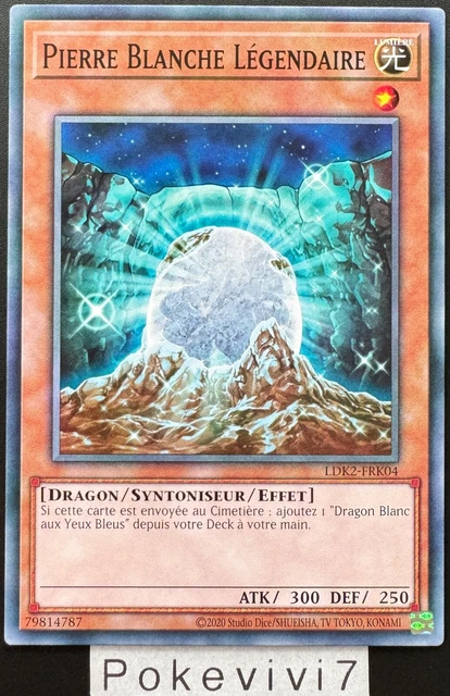 CARTE YU-GI-OH! PIERRE BLANCHE LEGENDAIRE LDK2-FRK04 C NEUF EUR 1,90 - PicClick FR