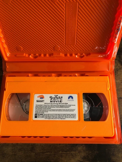 NICKELODEON RUGRATS THE Movie VHS Video Tape Nick Jr Orange VTG ...