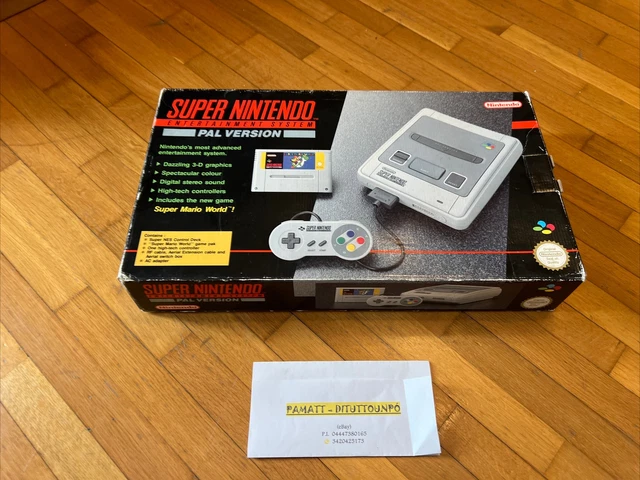 SUPER MARIO WORLD Nintendo Snes ( Solo Box Pal Originale 100% ) EUR 150 ...