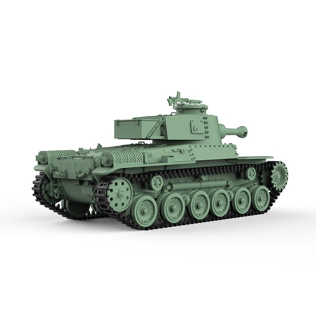 SSMODEL SS35821 1/35 Military Model Kit Japan Type 97 Chi-Ha Short 12cm ...
