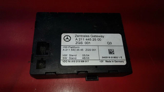 UNITÉ DE COMMANDE ZGW passerelle centrale Mercedes W211 2114452500 ...