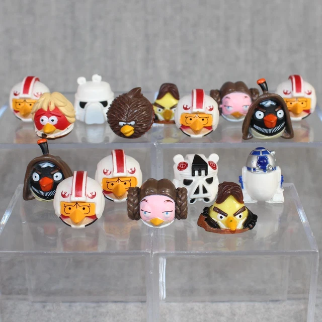 ANGRY BIRDS STAR Wars Jedi Egg Surprise Mini Toy Pen Toppers 16x Figure ...