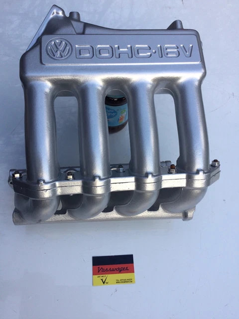 POWDERCOATED VW GOLF JETTA MK2 GTI KR 16v CORRADO 42 INLET INTAKE ...