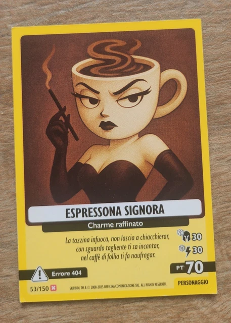 SKIFIDOL ITALIAN BRAINROT Trading Card Game Serie BETA NEU ESPRESSONA ...
