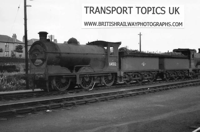 STEAM RAILWAY PHOTO64512 J35 At Bathgate Mpd. 30-7-1959 - Transport ...