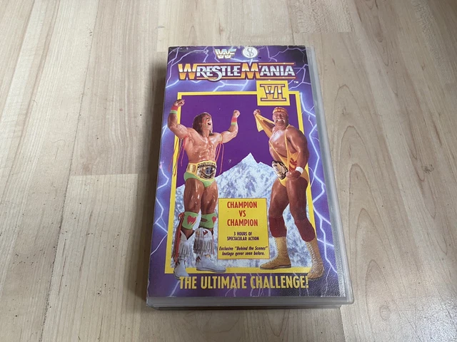 WWE / WWF Wrestlemania 6 VHS - Rare £5.00 - PicClick UK