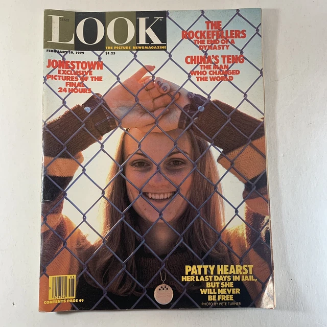Rare Cover Look Magazine Marilyn Monroe Nude Sun Bathing Patty Hearst