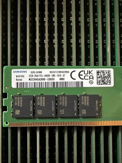 32GB RAM DDR5 4800Mhz UDIMM PC5-38400 Komp. zu HP -HPE PN # 4M9Y2AA ...