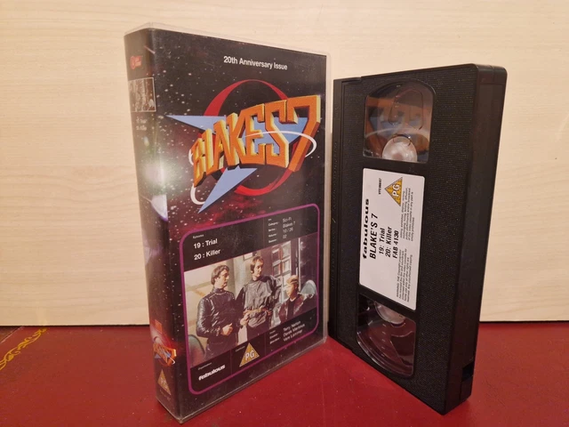 BLAKES 7 - #19 & #20 - 20th Anniversary Issue - PAL VHS Video Tape (A18 ...