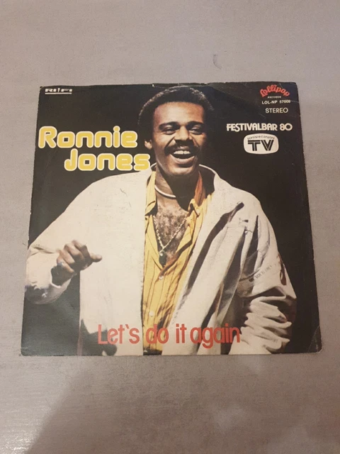 RONNIE JONES LET'S DO IT AGAIN Cosmo Rap 45 Italie Press 1980 ...