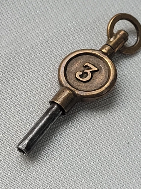 ANTIQUE VICTORIAN POCKET Watch Winding Key Size 3 £14.99 - PicClick UK