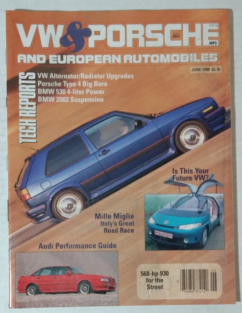 VW & PORSCHE 1990 June Volkswagen Magazine Bug Karmann Gti Scirocco ... VW & PORSCHE 1990 June Volkswagen Magazine Bug Karmann Gti Scirocco ...