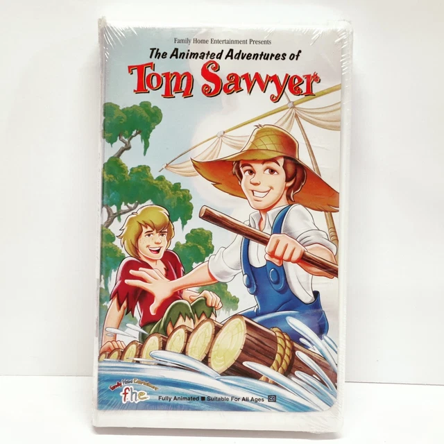 THE ANIMATED ADVENTURES of Tom Sawyer VHS Family Home Entertaiment £9. ...