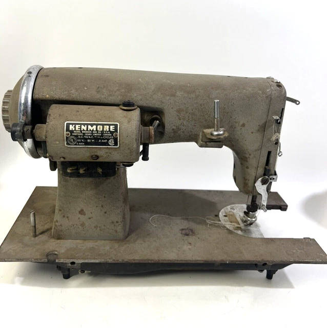 VINTAGE 1950'S **RARE** Sears Kenmore Sewing Machine Model 117.580 ...
