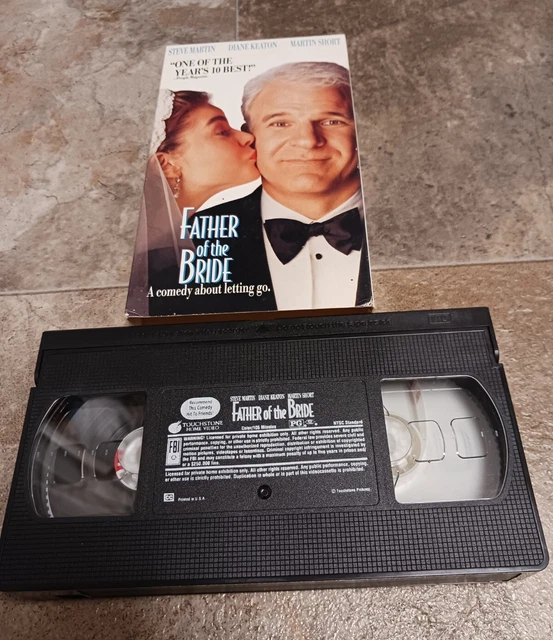 VINTAGE FATHER OF the Bride Movie VHS Tape Steve Martin Martin Short ...