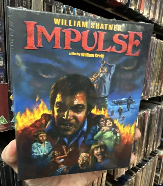 IMPULSE BLU-RAY GRINDHOUSE Releasing Starring William Shatner NEW ...