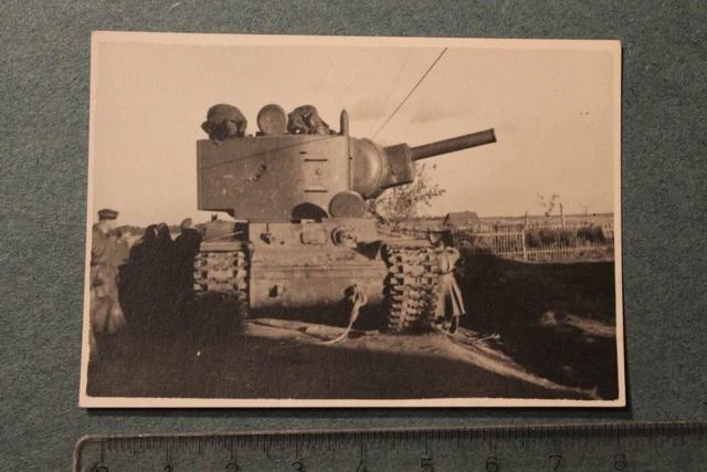 FOTO PHOTO 18508 Panzer tank KW2 Soviet Union SU USSR Leningrad ...