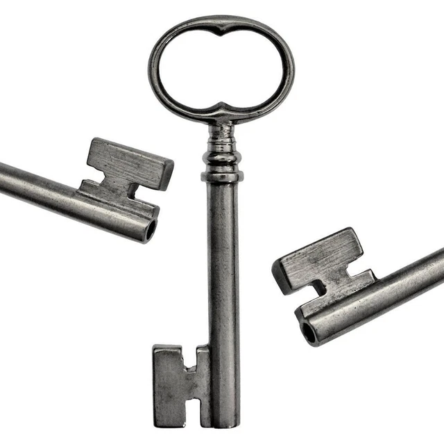 ANTIQUE KEY - Hollow Shaft Key with Wire Bow 3⅝" - ref.k362 £15.00 ...